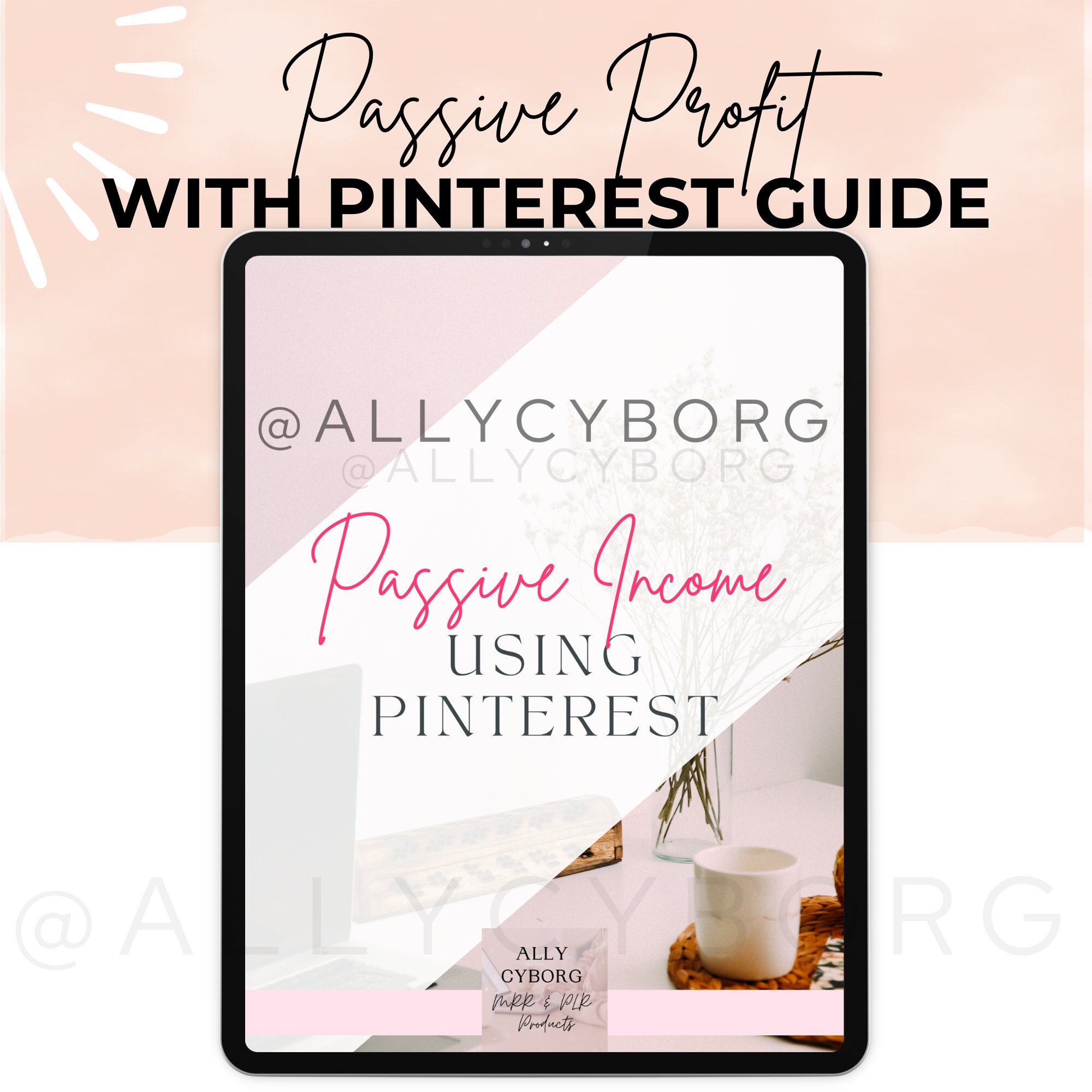 Passive Income With Pinterest W Master Resell Rights &private Label ...