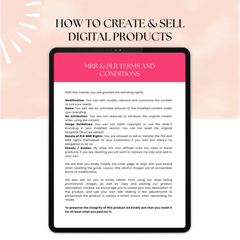 How to Create and Sell Digital Products Guide With Master Resell Rights MRR and Private Label ...