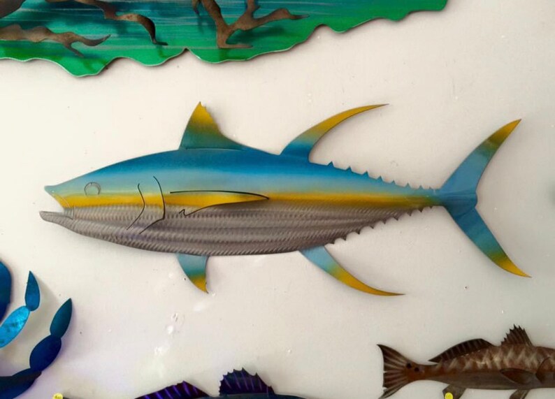 DXF File Tuna Plasma Cut Metal Art - Etsy