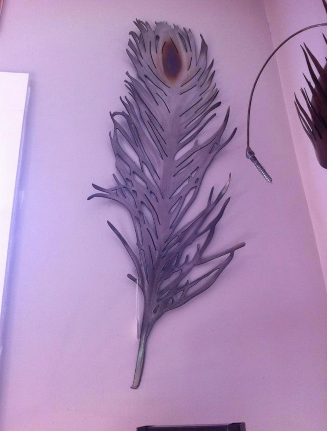 DXF File Peacock Feather Plasma Cut Metal Art - Etsy Australia