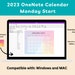 Onenote Planner, Monday Start, 2023 Onenote Digital Planner Template ...