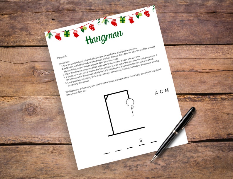 Christmas Games Printable, Games Bundle - Etsy