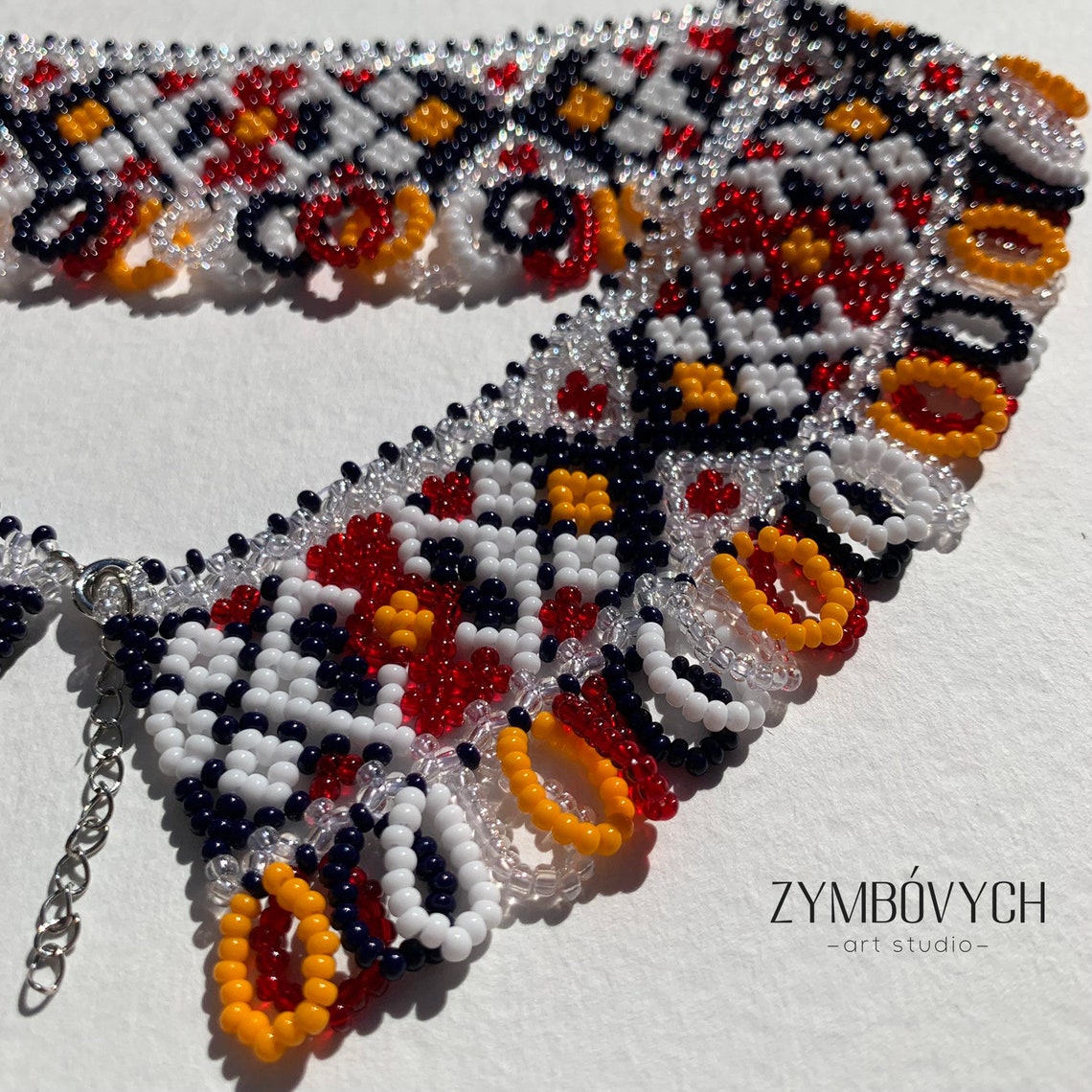 Folk Ukrainian Handmade Necklace Ukrainian Traditional Necklace ...