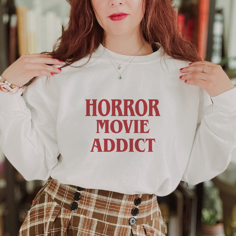 Horror Movie Addict Halloween SVG PNG Design for Sublimation - Etsy