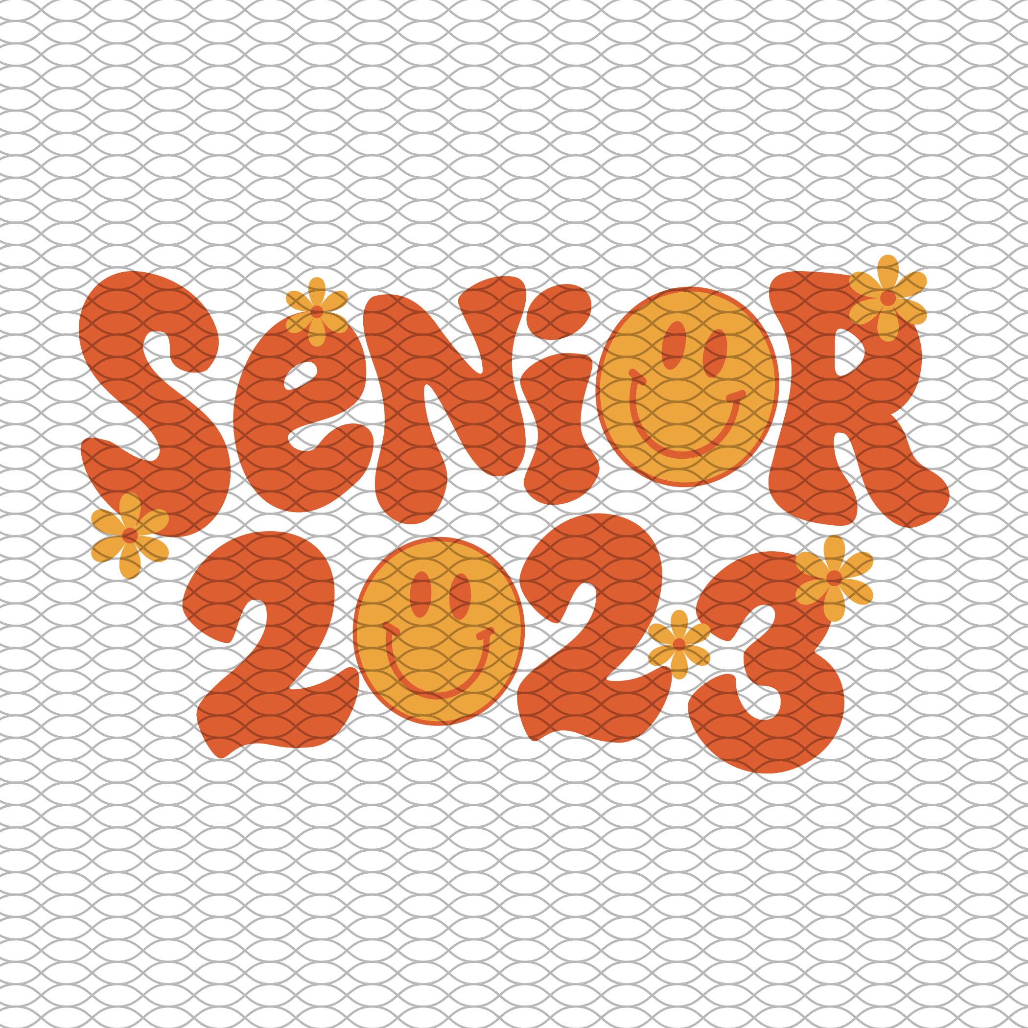 Smiley Face Senior 2023 PNG Class of 2023 Senior Gift Digital Download ...