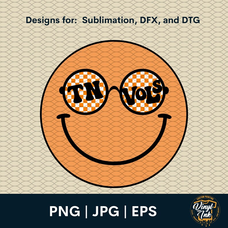 Tennessee Football PNG Design for Sublimation Go Big Orange Vols ...