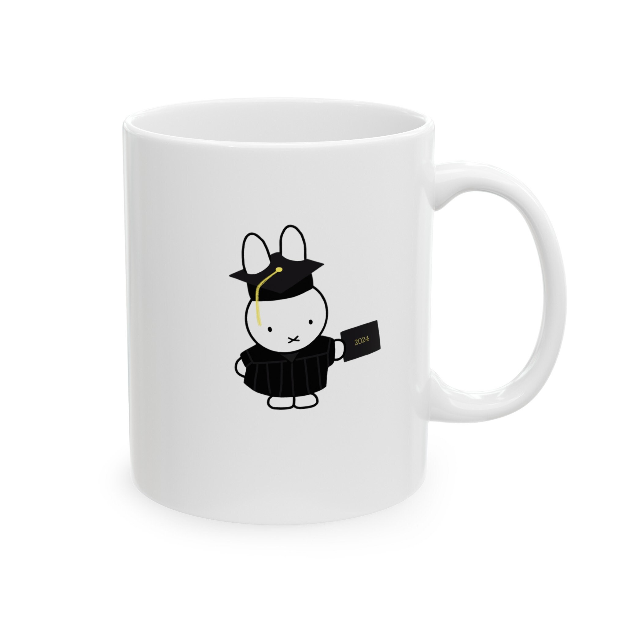 Miffy Mug Miffy Graduation Cute Coffee Mugs Miffy Cup 11 Oz Ceramic Mug ...