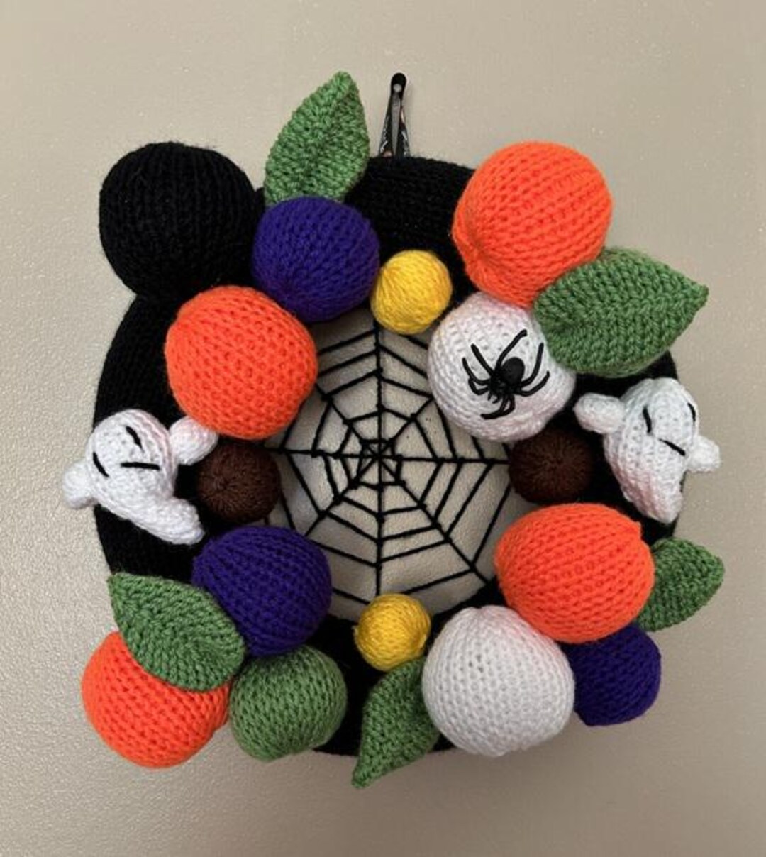 Halloween Wreath Pattern Addi 22/sentro 22 Circular Knitting Machines ...