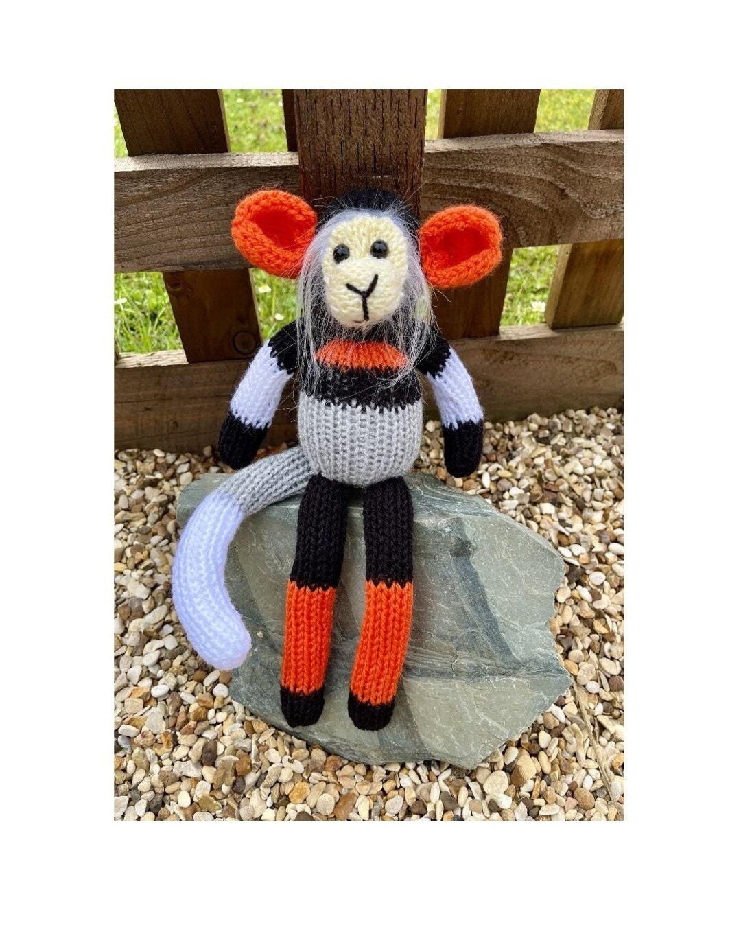 Marmoset Monkey Pattern Addi 22 / Sentro 22 Circular Knitting Machine ...