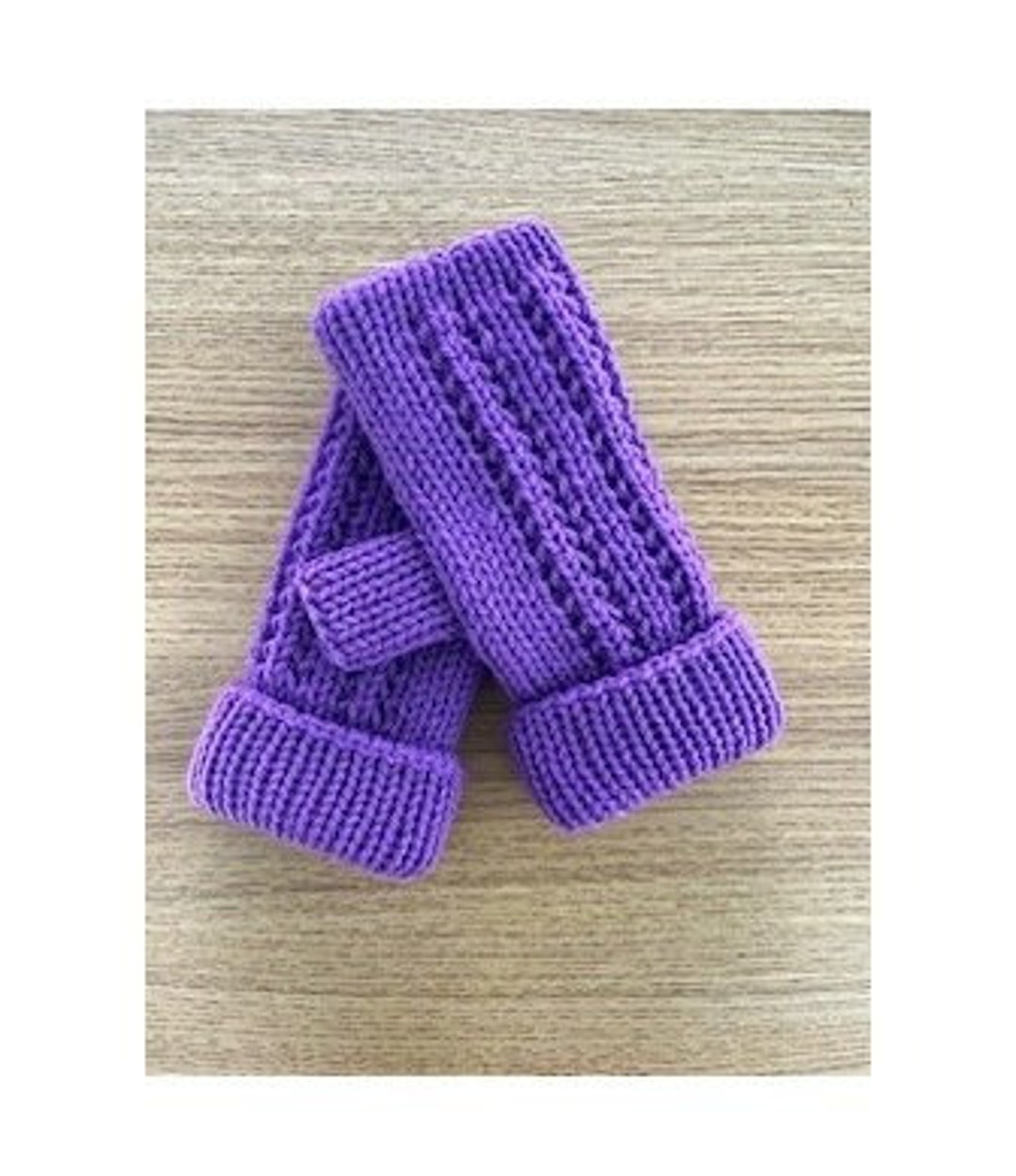 Cuffed Fingerless Gloves Pattern Addi 22-46/sentro 22-48 Needle ...