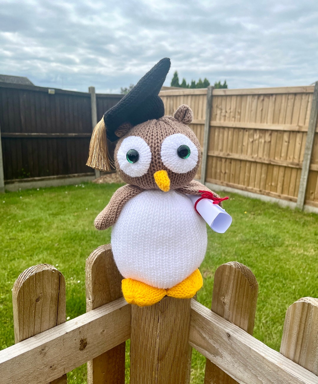 Graduation Owl Pattern Addi 22-46/ Sentro 22-48 Circular Knitting ...