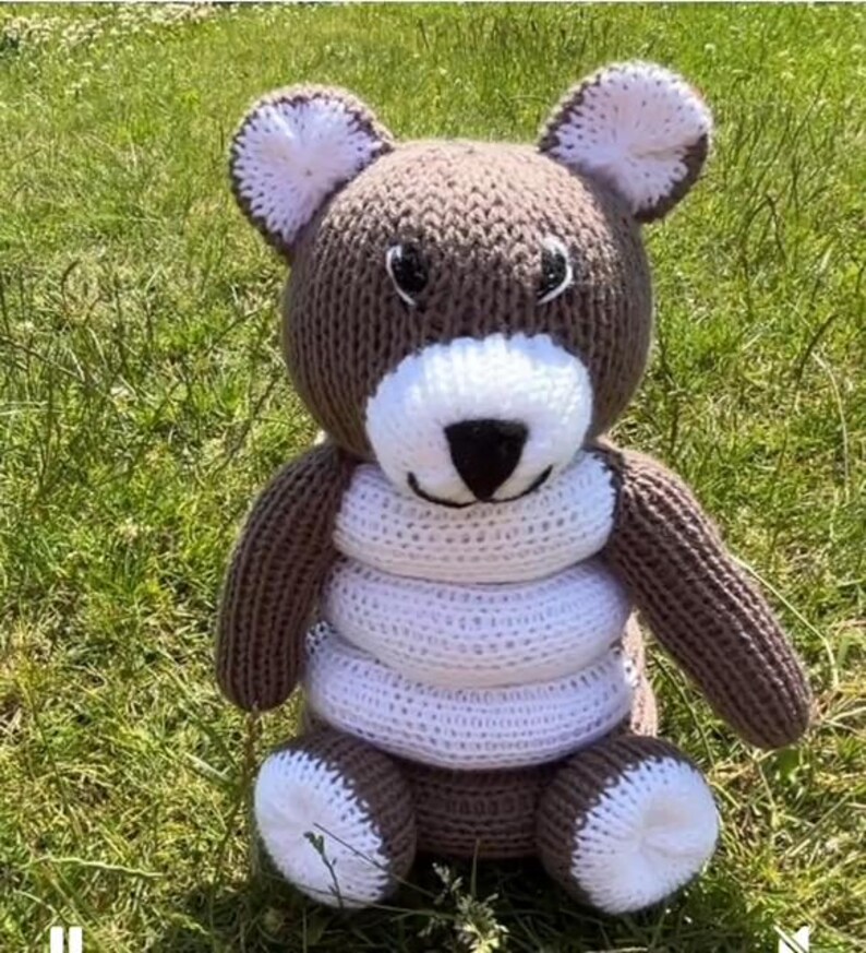 Teddy Bear Stacking Toy Pattern Addi 22-46 /sentro 22-48 Circular ...