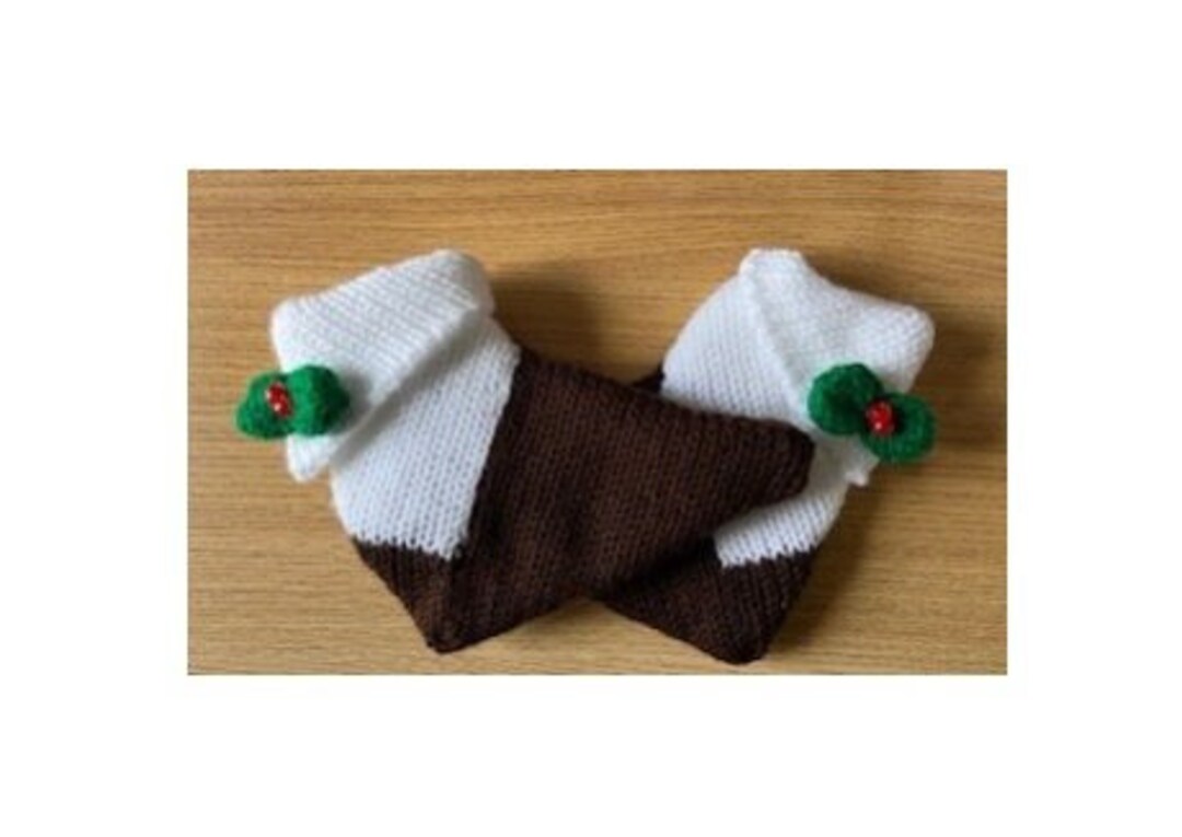 Christmas Pudding Slipper Boots Pattern Addi 46/22/sentro 48/22 ...