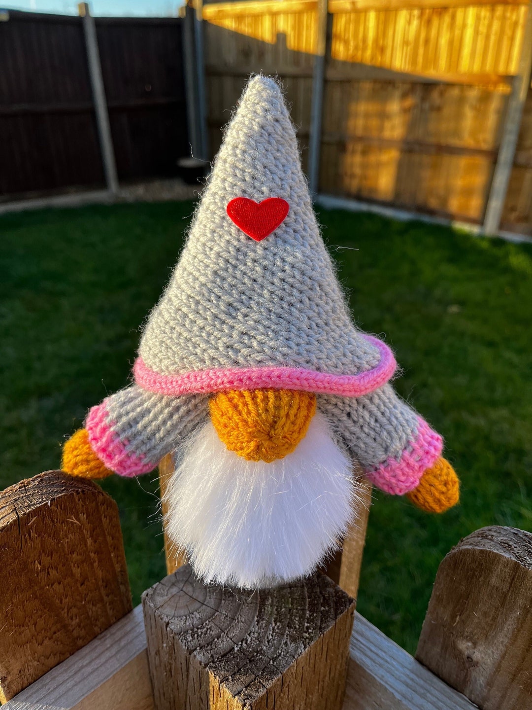 Love Gnome Pattern Addi 22/46 & Sentro 22/48 Circular Knitting Machine ...