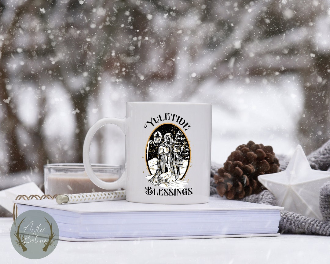 Holda Goddess Winter Solstice Yuletide Ceramic Mug 11oz Yule Pagan ...