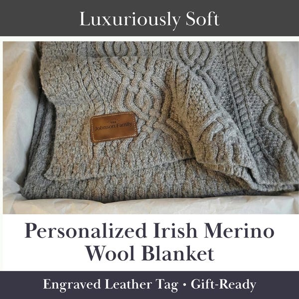 Irish Wool Blanket - Etsy