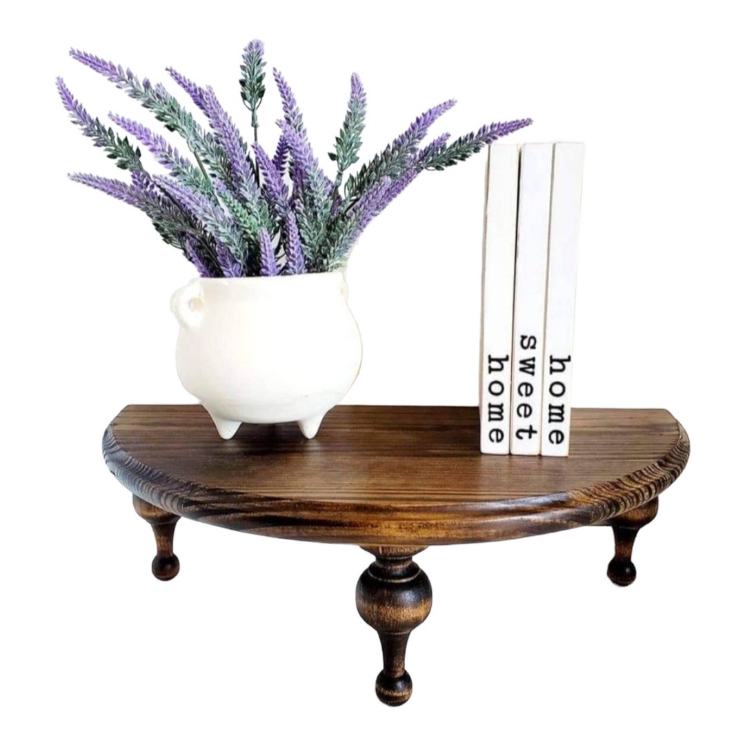 Farmhouse Riser, Display Riser, Rounded Riser, Wood Riser, Wood Decor ...