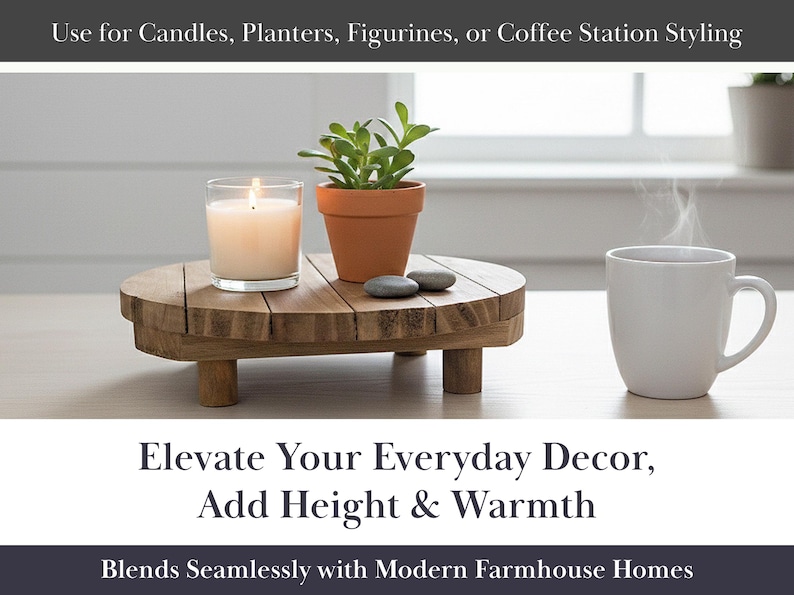 Wooden Centerpiece Tray French Country Tray Mantle Tray Rustic Riser ...