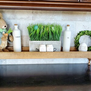 Wood Riser With Feet Modern Farmhouse Decor Rustic Home Decor - Etsy