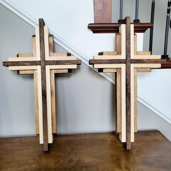 Rustic Wood Cross - Etsy