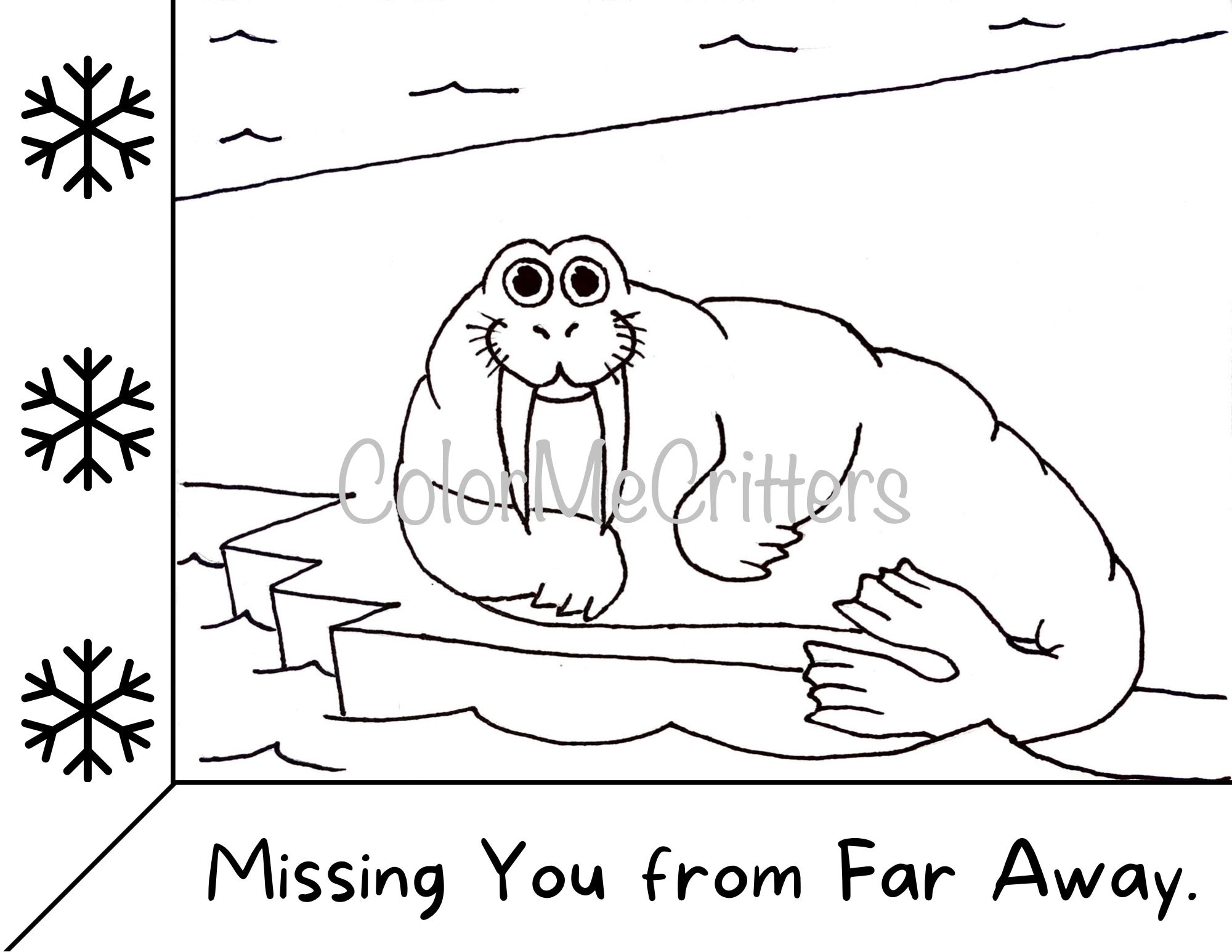 Missing You Coloring Pages