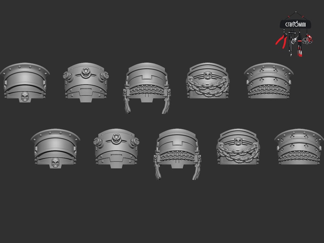 Knight Marine's Pauldron Type 1 (x10) - Etsy