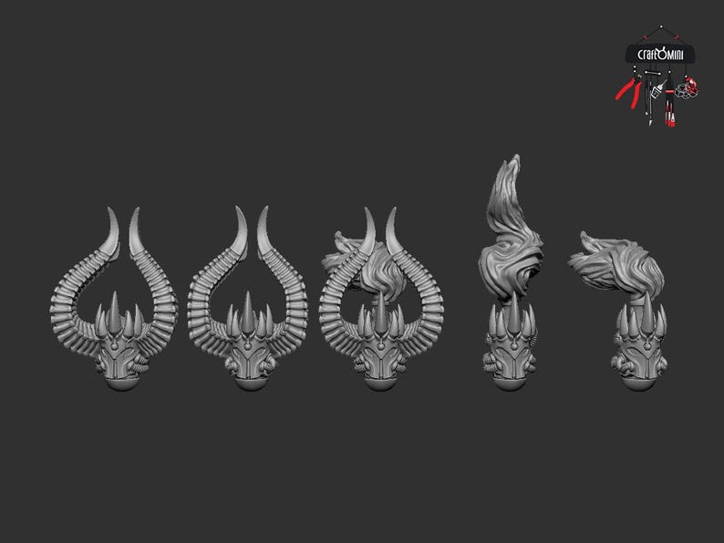 Corrupt Knight Marine Lord Helmet Type 1 Conversion Bits (x5) - Etsy