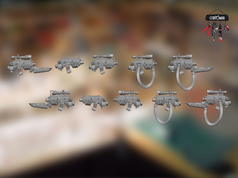 Marine Knight Assault Rifle X10 - Etsy