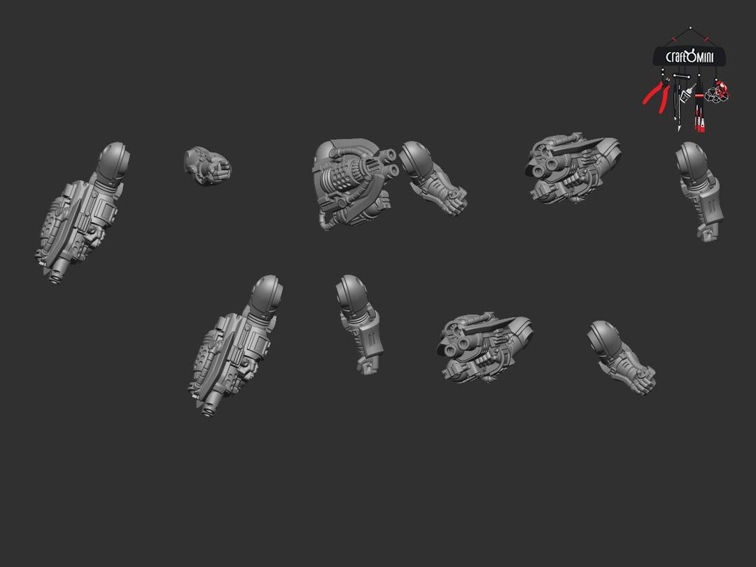 Knight Marine's Flamer Shield Conversion Bits (x5) - Etsy