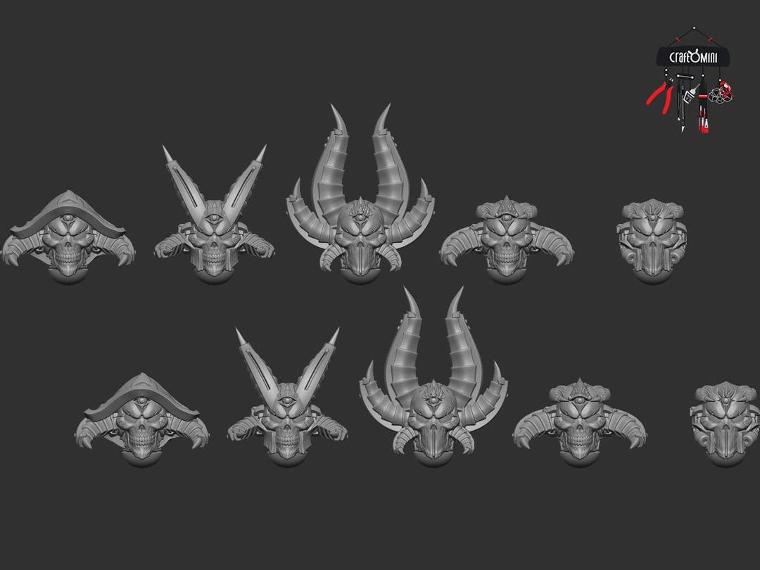 Radian Sun Death Mask Conversion Bits (x10) - Etsy
