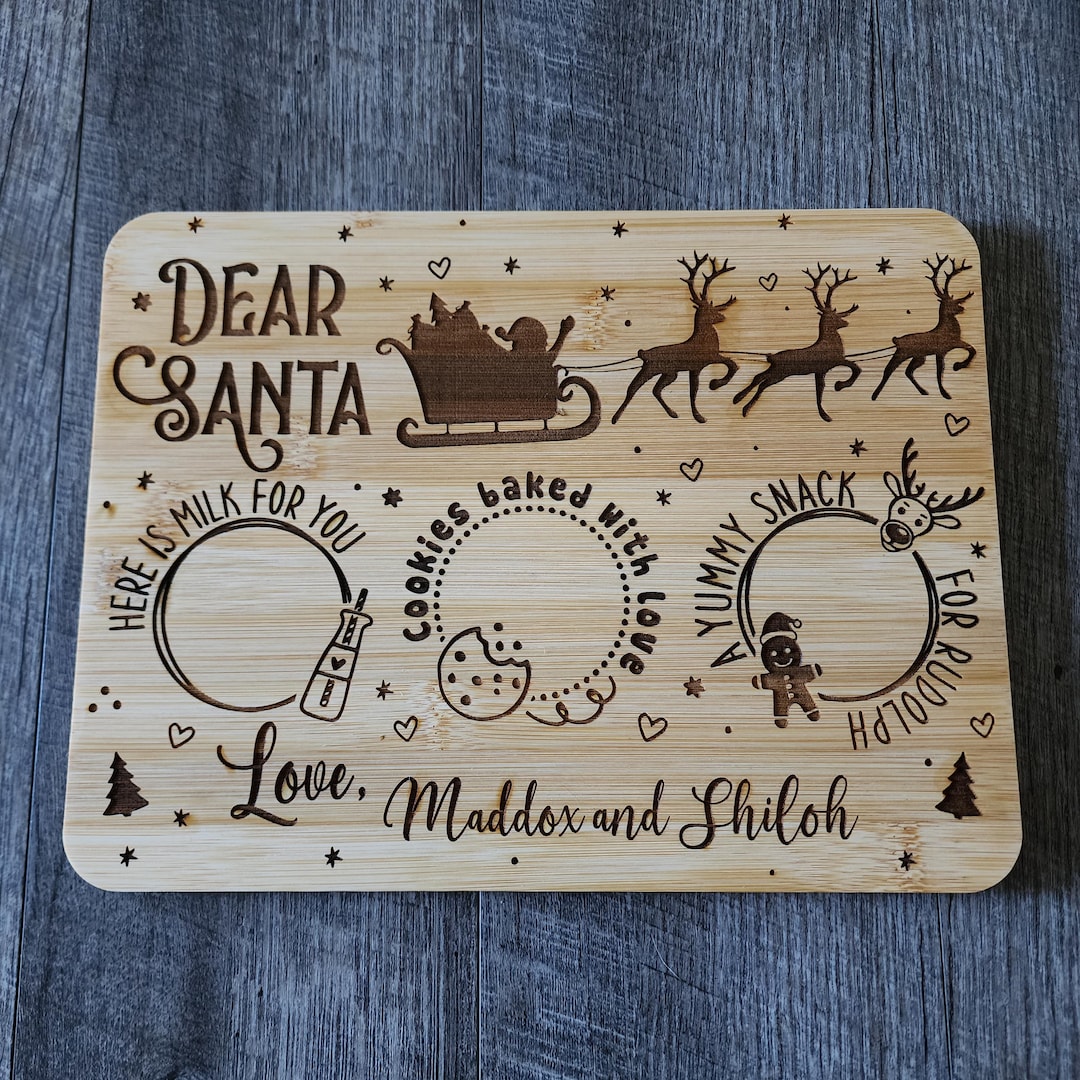 Santa Cookie Board - Etsy