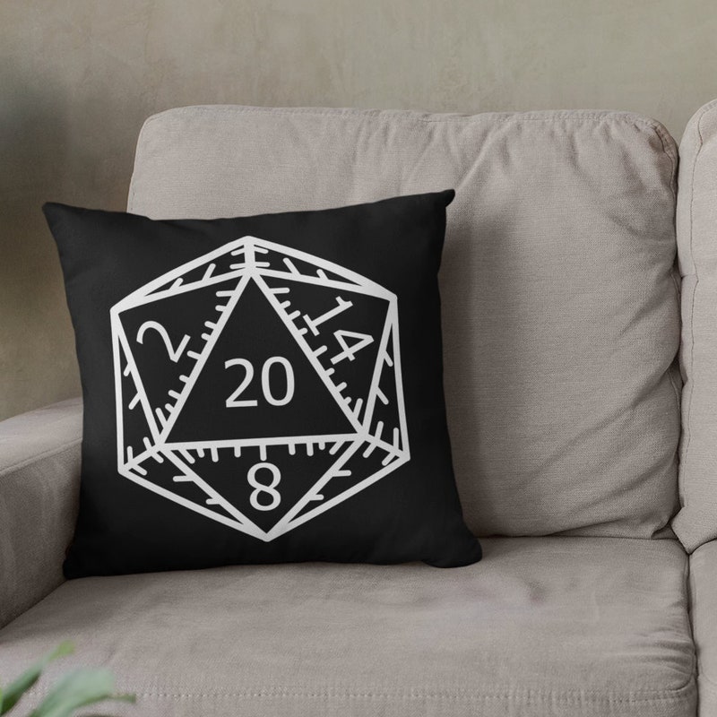 D20 Pillow - Etsy
