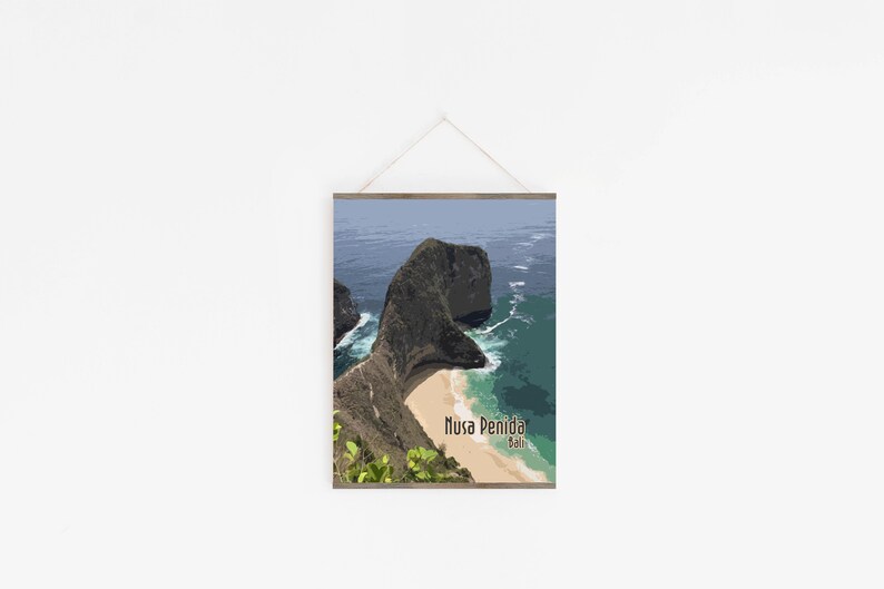 Bali Indonesia Poster Nusa Penida Island Poster Digital Wall - Etsy