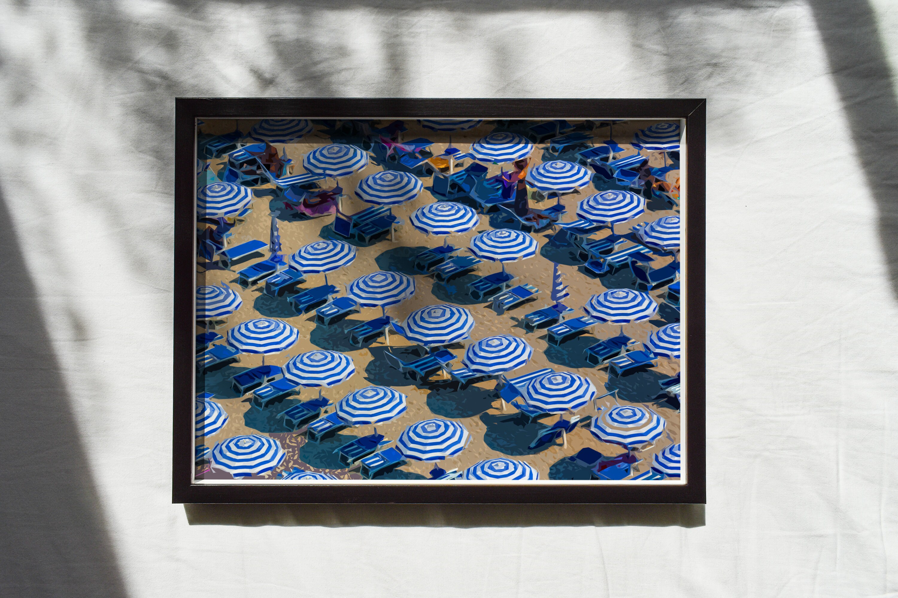 Positano Italy Umbrella Poster Amalfi Coast Italy Poster - Etsy