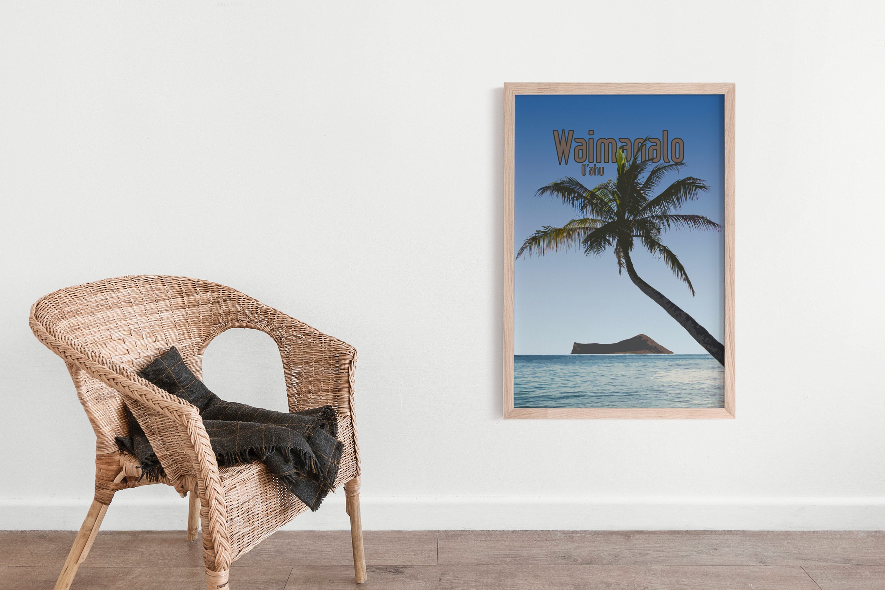 Hawaii Poster, Hawaii Print, Oahu Poster, Travel Poster - Etsy