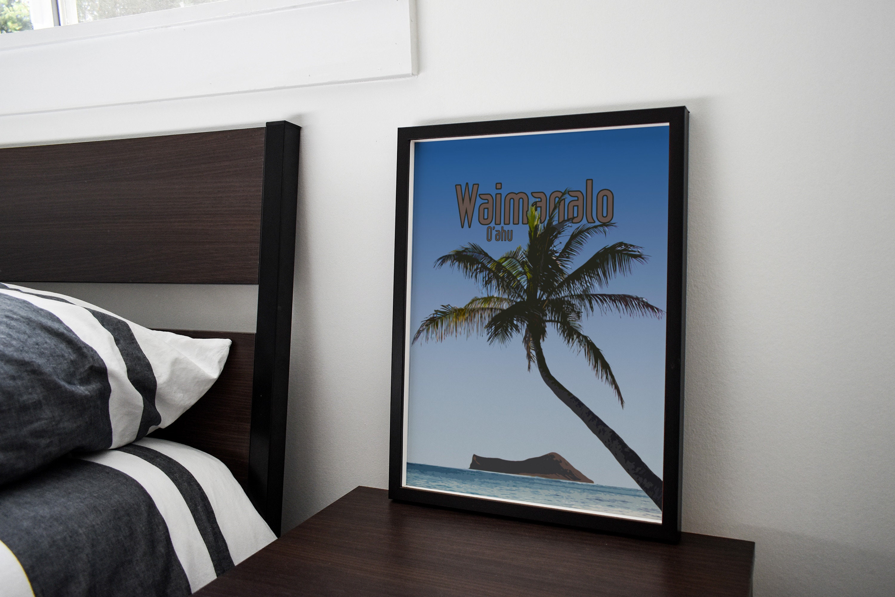 Hawaii Poster, Hawaii Print, Oahu Poster, Travel Poster - Etsy
