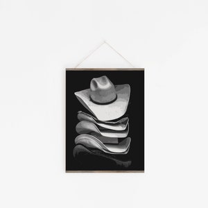 Cowboy Hat Poster, Digital Wall Art - Etsy