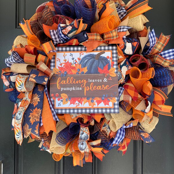Fall Ribbon - Etsy