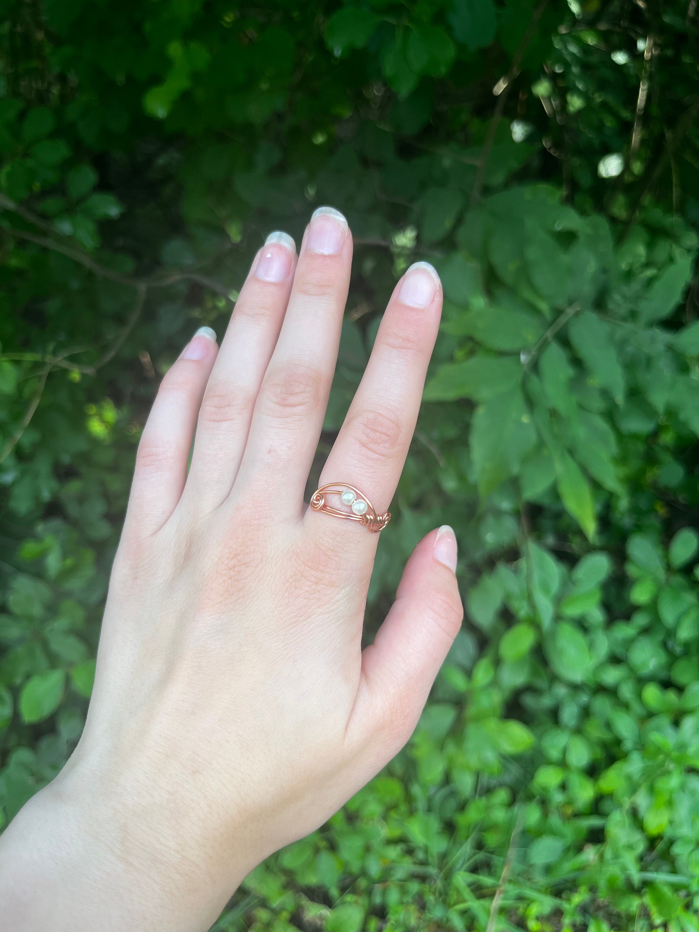 Copper Wire Fidget Ring - Etsy
