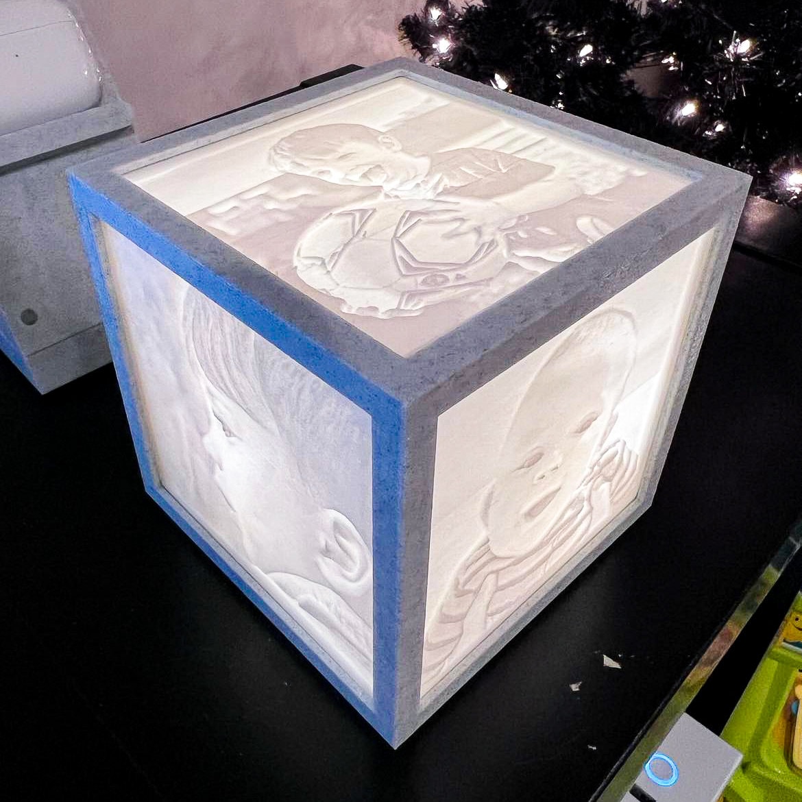 3D Printed Lithophane Lightbox STL 3D Print File for Digital Download ...