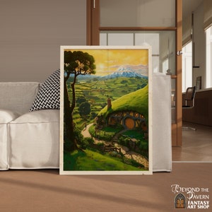 The Shire Poster Hobbitcore Decor Lord of the Ring Gift for Women ...