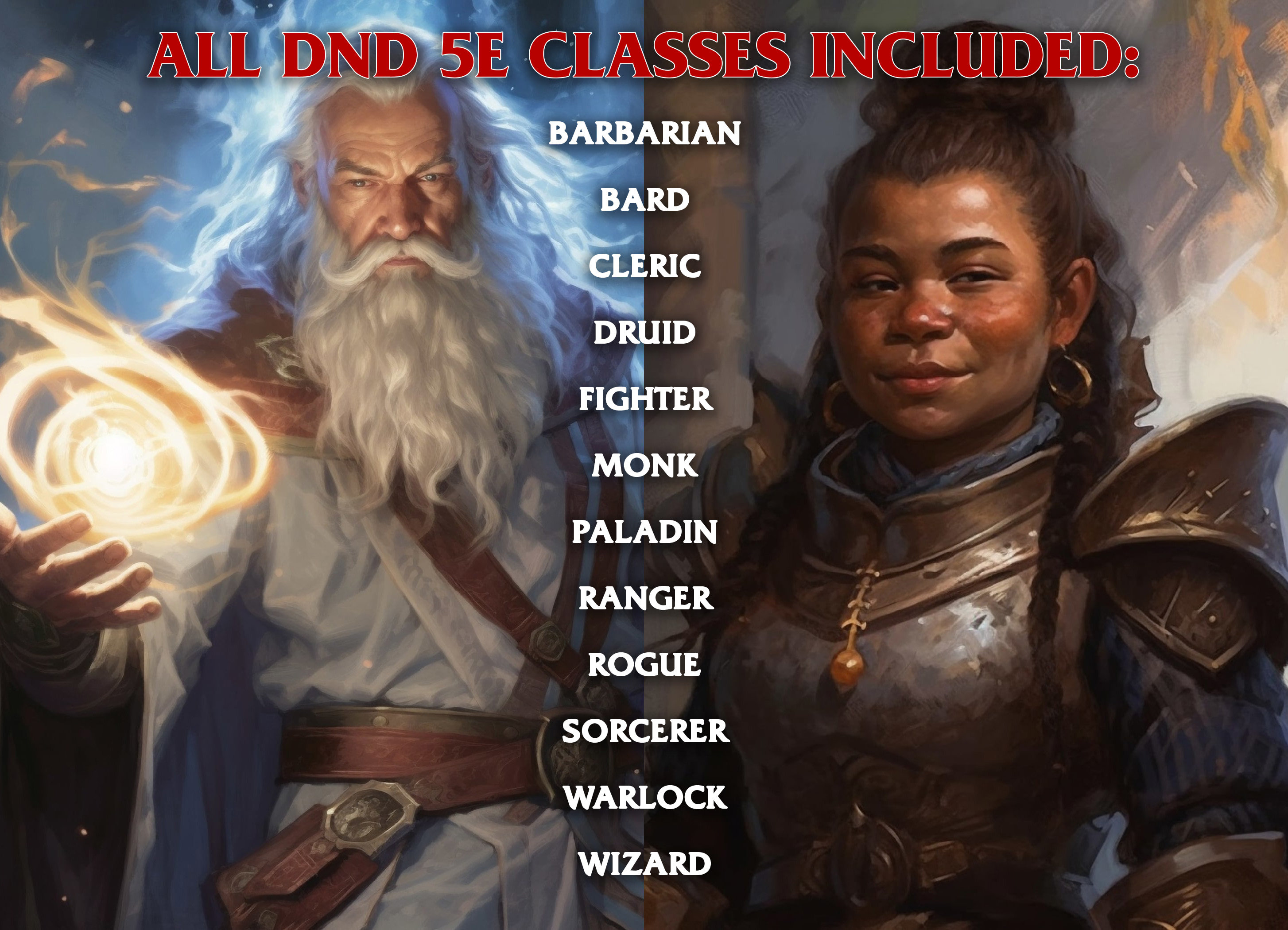 NPC Retratos de personajes DnD Fichas de clase DnD Arte de - Etsy México