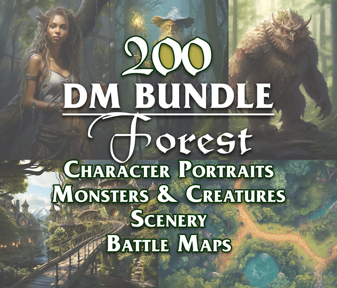 Dnd DM Starter Kit for a Forest DM Campaign Plan 200 Dnd Inspiration ...