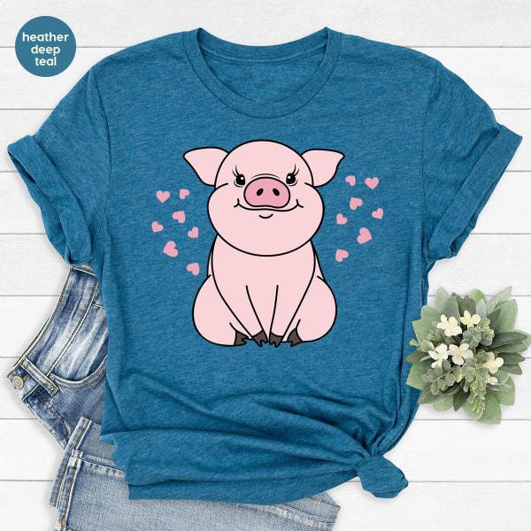 Pig Tshirt - Etsy
