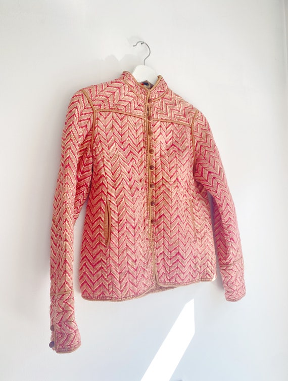 size XS rare Phool 1970s vintage quilted jacket - Gem