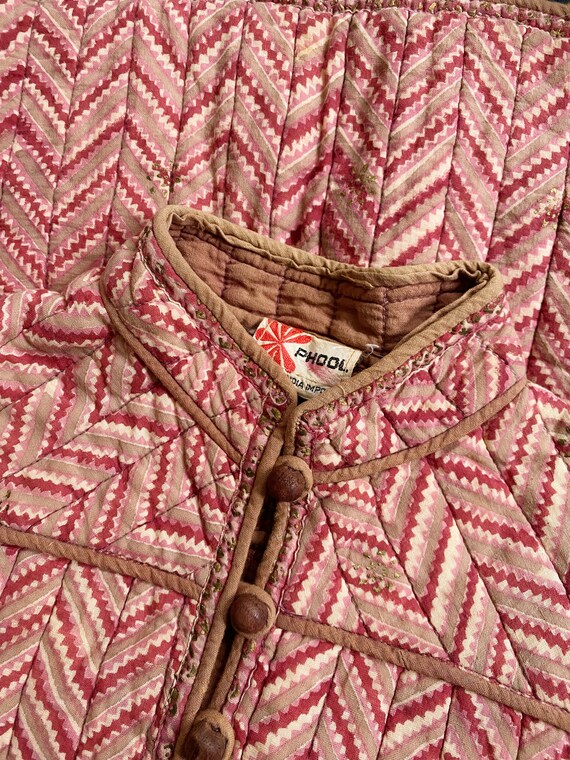 size XS rare Phool 1970s vintage quilted jacket - Gem