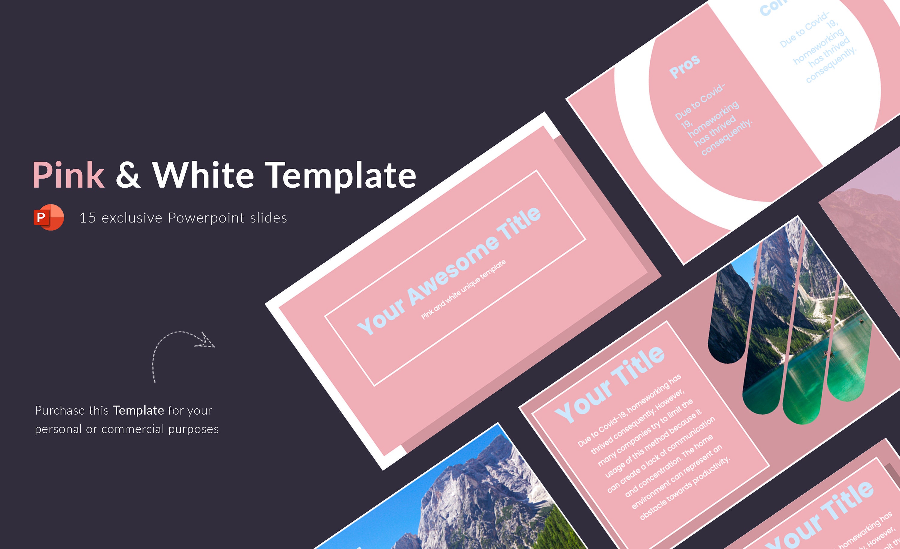 Themes For Powerpoint Presentation Pink