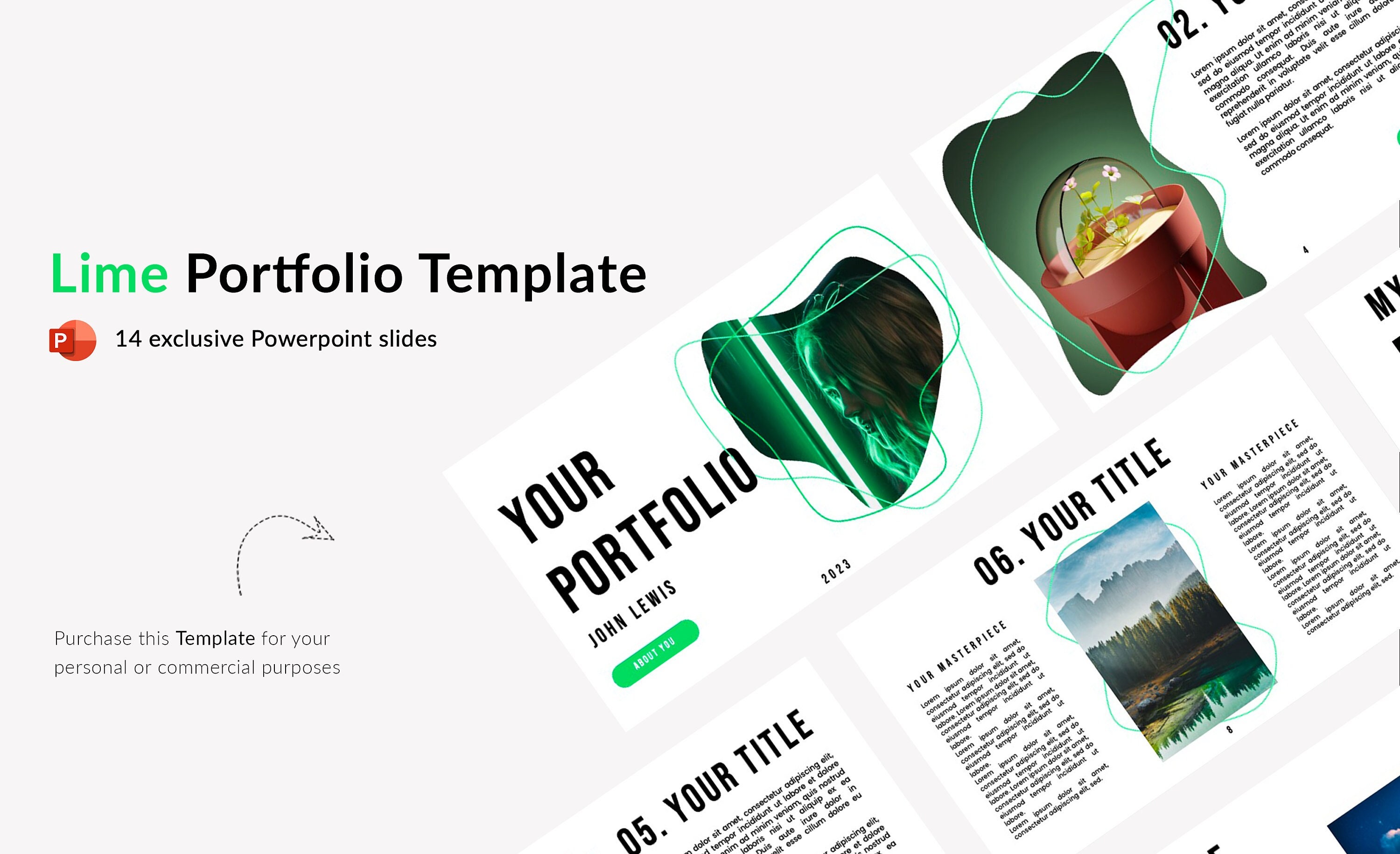Social Media Portfolio - Design Portfolio - Digital Portfolio Template ...