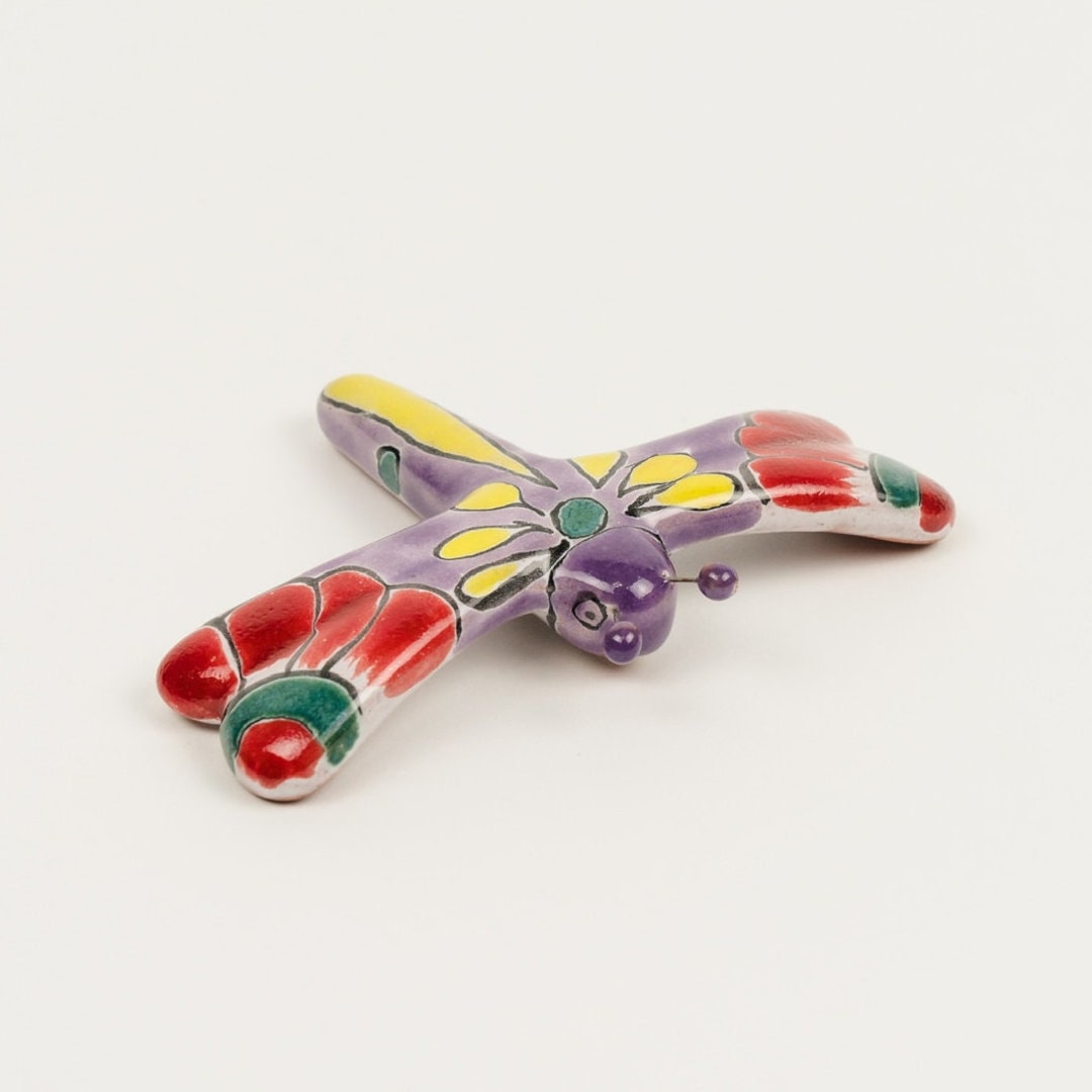 Handmade Talavera Firefly – Colorful Ceramic Sculpture, Mexican Folk ...