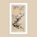 Cherry Blossom Sumi-e Painting – Japanese Sakura, Ink on Rice Paper - Etsy